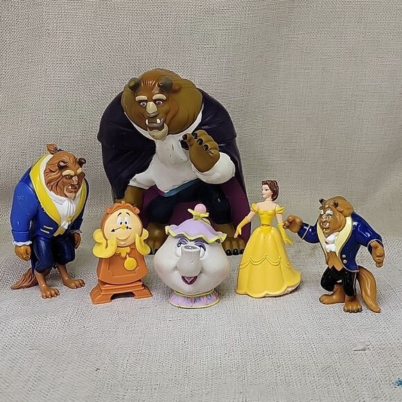 Disney | Toys | Vintage Disneys Beauty And The Beasthand Puppet Toy ...